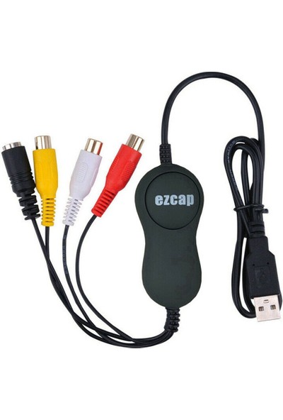 Ezcap Kamera Vhs Hi8 Kaset Dönüştürücü USB 2.0 Video Capture Kart Ezcap Kamera Vhs Hi8 Kaset Dönüştürücü USB 2.0 Video Capture Kart
