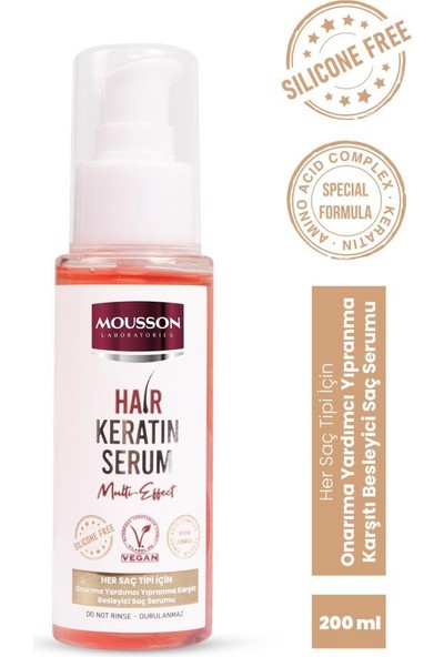 Mousson Laboratories Multi Effect Silikonsuz Saç Serumu