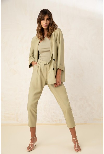 DeFacto Jogger Fit Bilek Boy Dokuma Pantolon U1906AZ22SP