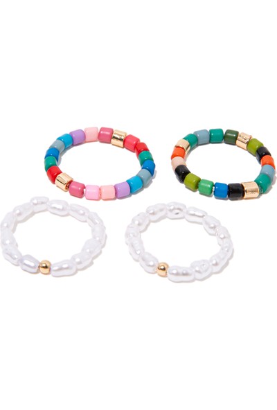 Mavi Renkli Yüzük Seti