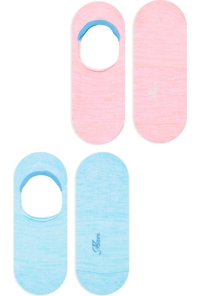 Mavi Pembe Babet Çorabı