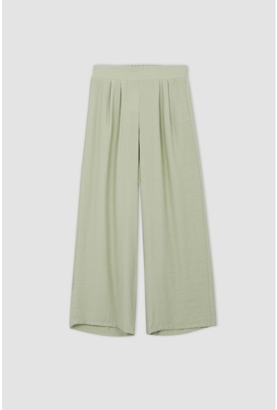 DeFacto Relax Fit Esnek Belli Geniş Paça Pantolon X6740AZ22SM DeFacto Relax Fit Esnek Belli Geniş Paça Pantolon X6740AZ22SM