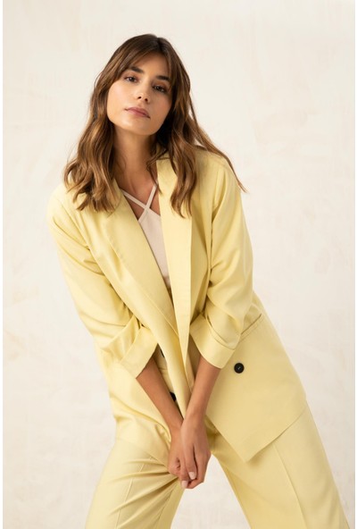 DeFacto Loose Fit Blazer Ceket U2934AZ22SP DeFacto Loose Fit Blazer Ceket U2934AZ22SP