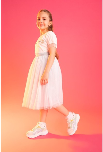 DeFacto Kız Çocuk Regular Fit Esnek Belli Tül Tütü Etek X3860A622SM