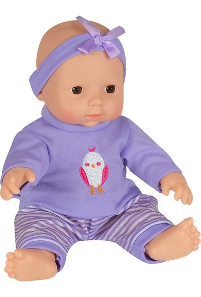 Halley Müzikli Neşe Bebek 30 cm - Mor Kurdele Halley Müzikli Neşe Bebek 30 cm - Mor Kurdele