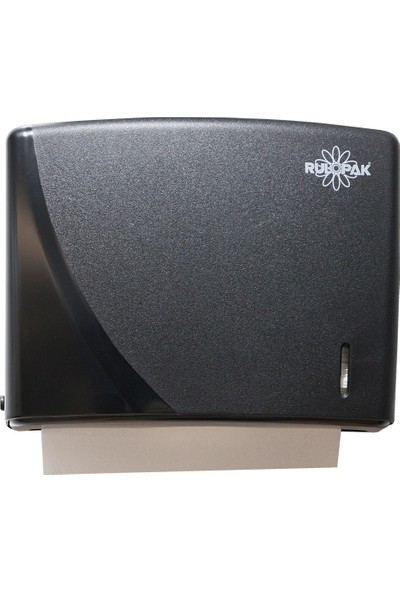 Şeker Portakalım Rulopak Modern Z Katlı Banyo Mutfak Kağıt Havluluk Dispenseri Aparatı 200'lü Siyah