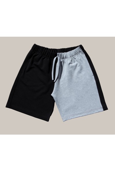 Ciwilife Unisex Siyah-Gri 2 Farklı Renk S-Hort Ciwilife Unisex Siyah-Gri 2 Farklı Renk S-Hort
