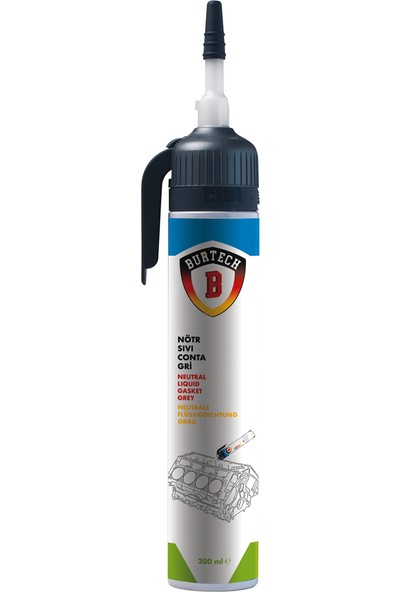 Burtech 200 ml Burtech Otomatik Rtv Siyah Sıvı Conta Burtech 200 ml Burtech Otomatik Rtv Siyah Sıvı Conta