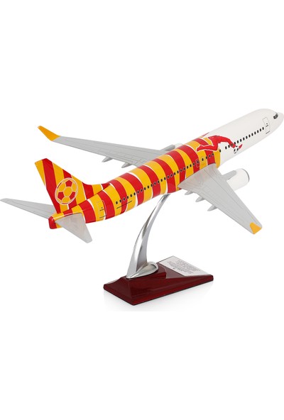 Zekupp - Maket Uçak Boeing 737-800 1/100 - Sarı Kırmızı Taraftar, Özel Tasarım Model Uçak Zekupp - Maket Uçak Boeing 737-800 1/100 - Sarı Kırmızı Taraftar, Özel Tasarım Model Uçak