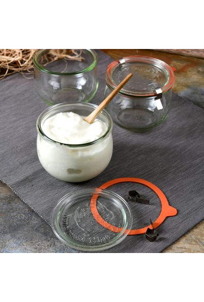 Weck 580 ml Cam Kavanoz Lale Serisi Weck 580 ml Cam Kavanoz Lale Serisi