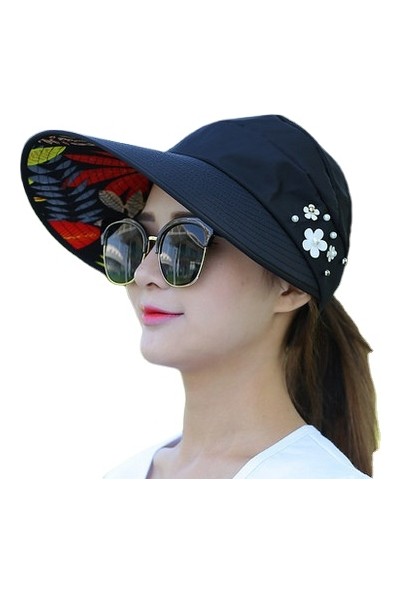 Dlloer Yaz Eğlence Seyahat Uv Koruma Katlanabilir Güneş Şapkası Güneş Şapkası Kadın Güneş Şapkası (Yurt Dışından)