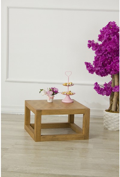 By Pallette Acrab Ahşap Koltuk Sehpası