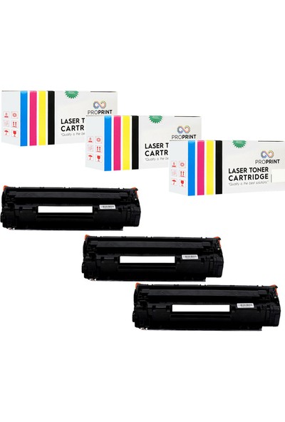 Proprint P1608 P1609 M1530 3 Adet Muadil Toner 78A CE278A-5 Proprint P1608 P1609 M1530 3 Adet Muadil Toner 78A CE278A-5
