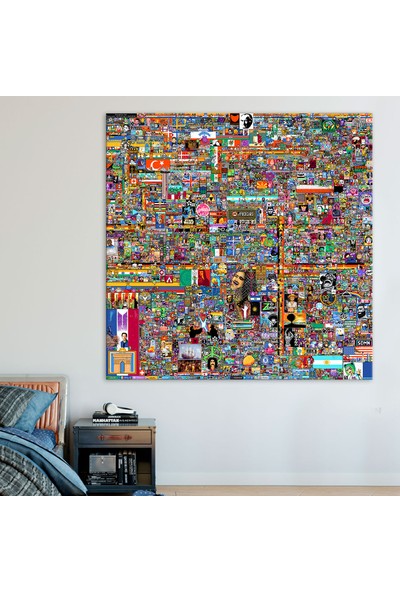 Reddit R Place Kanvas Tablo