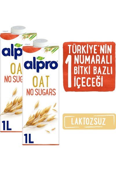 Alpro Şekersiz Yulaf Sütü 2x1L