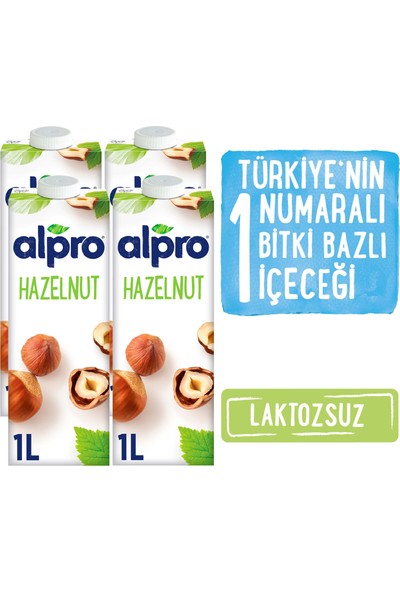 Alpro Fındık Sütü 4x1L