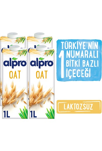 Alpro Yulaf Sütü 4x1L