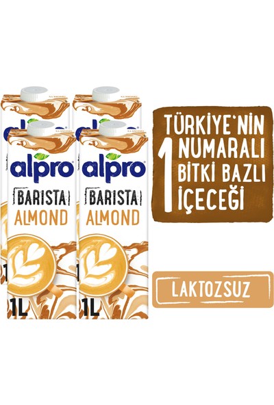 Alpro Barista Badem Sütü 4x1L