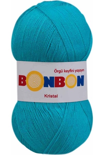 Nako Bonbon Kristal El Örgü Ipi 100 gr | Turkuaz 98238
