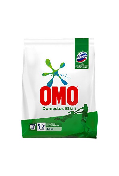 Omo Domestos Etkili Beyaz ve Açık Renkliler Için 4.5 kg Omo Domestos Etkili Beyaz ve Açık Renkliler Için 4.5 kg