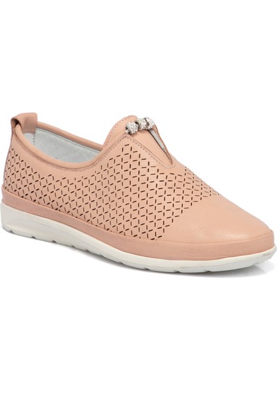 Tergan Pudra Deri Kadın Ayakkabı 65431A67