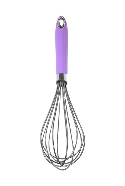 Homecare 6 Adet Domenica Mor Sap 10 Tel 26 cm Paslanmaz Çırpma Teli