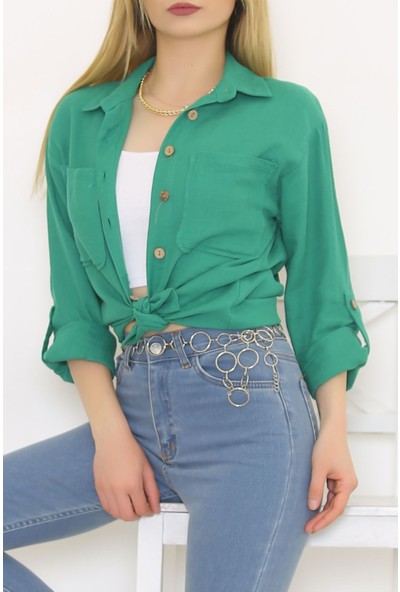 Cepli Gömlek Yeşil - 2149.1602.
