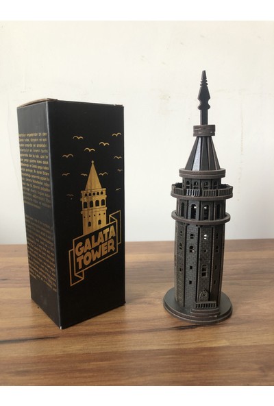 Ayveda Home Ahşap Dekoratif Galata Kulesi Maketi 20 cm Ayveda Home Ahşap Dekoratif Galata Kulesi Maketi 20 cm