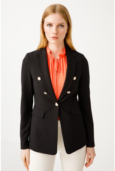 Ekol Kruvaze Kapak Cepli Ceket Ekol Kruvaze Kapak Cepli Ceket