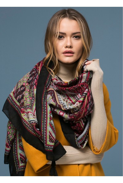 Accessorize Şal, Standart, Bordo