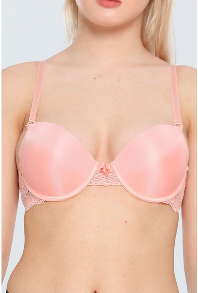 Julude Somon Aysemin Kadın Destekli Balenli Push Up Sütyen