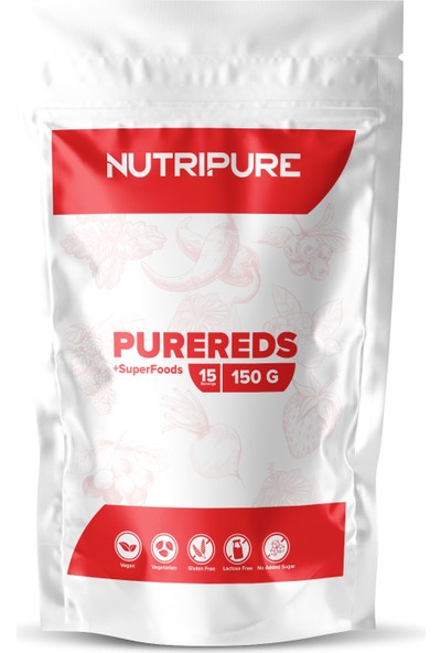 Nutripure Purereds Superfoods 150 gr Nutripure Purereds Superfoods 150 gr