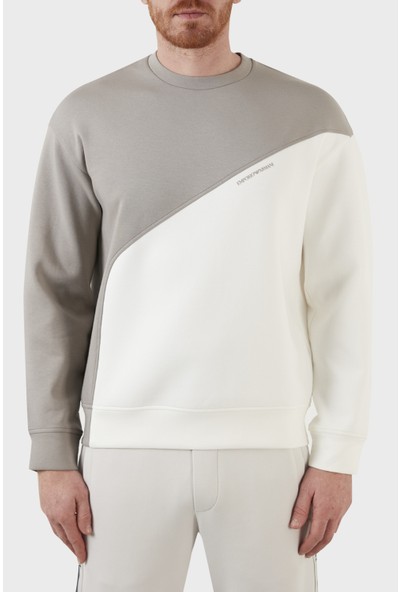 Emporio Armani Pamuklu Regular Fit Bisiklet Yaka Sweat Erkek Sweat 3L1MFN 1jhsz F151