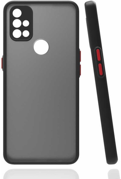 Fibaks One Plus Nord N10 5g Uyumlu Kılıf Kamera Korumalı Renkli Tuşlu Transparan Kapak Fibaks One Plus Nord N10 5g Uyumlu Kılıf Kamera Korumalı Renkli Tuşlu Transparan Kapak