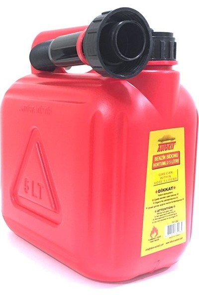 BTM Otomotiv Benzin Bidonu 5 Lt Hortumlu BTM Otomotiv Benzin Bidonu 5 Lt Hortumlu