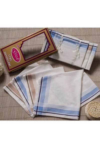 BBB Gözde Sarı Kutulu 46X46 cm 12 Adet Kumaş Mendil-Gsk 03 BBB Gözde Sarı Kutulu 46X46 cm 12 Adet Kumaş Mendil-Gsk 03