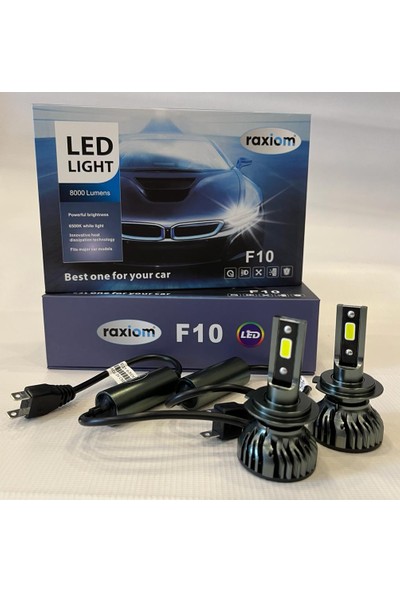 Raxiom H7 Led Xenon Kit Kısa Fanlı Şimşek Etkili Raxiom F10 (2 Adet Far Için) Raxiom H7 Led Xenon Kit Kısa Fanlı Şimşek Etkili Raxiom F10 (2 Adet Far Için)