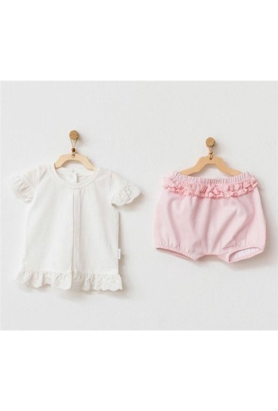Andywawa Ecru Kız Bebek Takım 2li - Andywawa - Ecru - 1-3 Ay