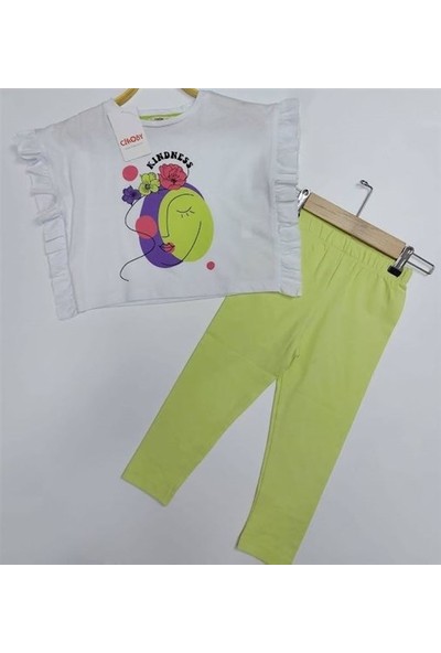 Çiko By Yeşil Kız Çocuk Taytlı Takım - Çiko By - Yeşil - 3 Yaş - CE8750-YEŞİL-3 Yaş