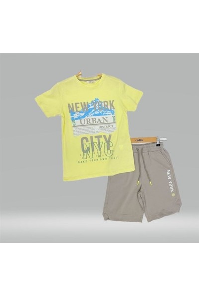 Çiko By Taş Rengi Erkek Çocuk Takım - Çiko By - Taş - 10 Yaş - CE8339-TAŞ-10 Yaş