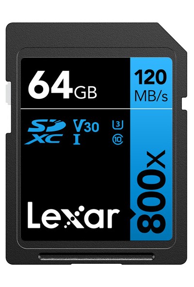 Lexar 64GB High-Performance 800X Uhs-I Sdxc Memory Card (Blue Series) Lexar 64GB High-Performance 800X Uhs-I Sdxc Memory Card (Blue Series)