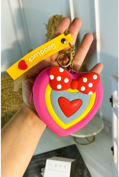 Anahtarlıklı Cüzdan Çanta Fuşya SBT0876