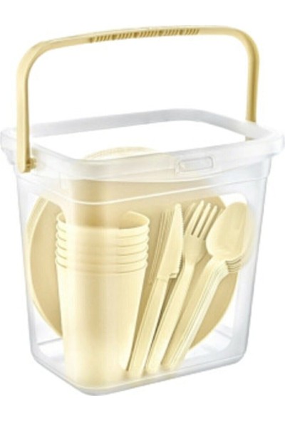 Safelya Store Piknik Set 6 Kişilik 32PARÇA Safelya Store Piknik Set 6 Kişilik 32PARÇA