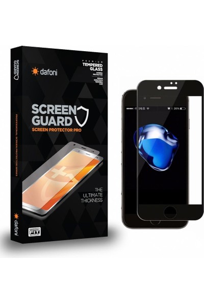 Dafoni Iphone 7 / 8 Full Tempered Glass Premium Siyah Cam Ekran Koruyucu Dafoni Iphone 7 / 8 Full Tempered Glass Premium Siyah Cam Ekran Koruyucu
