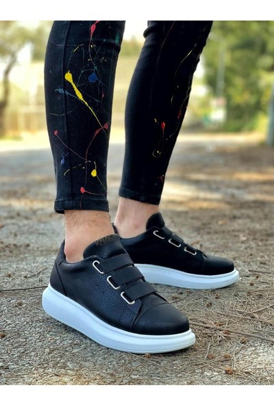 Knack Sneakers Ayakkabı 889 Siyah (Beyaz Taban) Knack Sneakers Ayakkabı 889 Siyah (Beyaz Taban)
