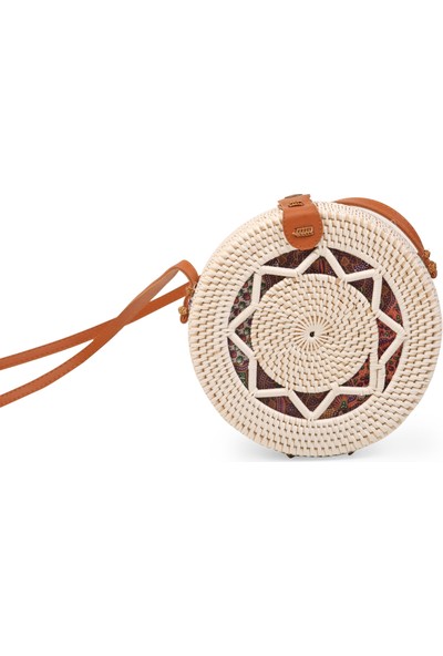Avantage Home Lily - Rattan El Yapımı Deri Askılı Hasır Omuz Çantası Avantage Home Lily - Rattan El Yapımı Deri Askılı Hasır Omuz Çantası