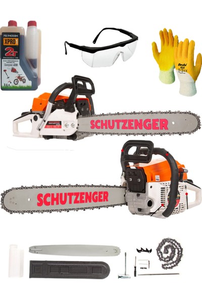 Schutzenger Benzinli Testere 6.0 Hp Ağaç Odun Dal Kesme Makinesi Motorlu Testere SC-6000 SC6520 Schutzenger Benzinli Testere 6.0 Hp Ağaç Odun Dal Kesme Makinesi Motorlu Testere SC-6000 SC6520