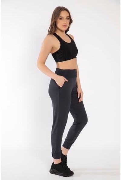 Crozwise Cepli Jogger Tayt 3184-06-ANTRASİT Crozwise Cepli Jogger Tayt 3184-06-ANTRASİT