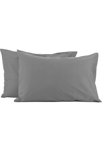 Snr Home Collection 2'li Fermuarlı Pamuklu 50 x 70 cm Gri Yastık Kılıfı Snr Home Collection 2'li Fermuarlı Pamuklu 50 x 70 cm Gri Yastık Kılıfı