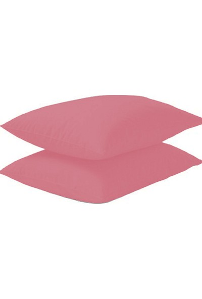 Snr Home Collection 2'li Kapaklı Pamuklu 50 x 70 cm Pembe Yastık Kılıfı Snr Home Collection 2'li Kapaklı Pamuklu 50 x 70 cm Pembe Yastık Kılıfı